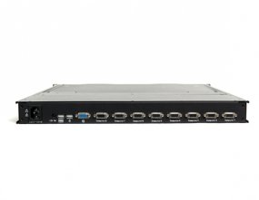 17寸8口液晶KVM切换器，可外接鼠标和显示器，双电源选择； 型号:KVM-1708 品牌:锐盾(Reton)